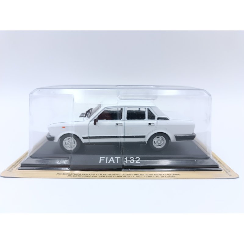 Fiat 132, white-Auto model shop - Automodel shop
