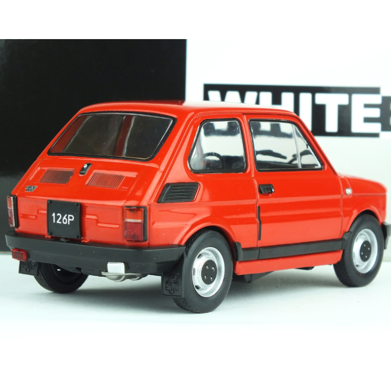 Fiat 126p Red 1985-Auto model shop - Automodel shop