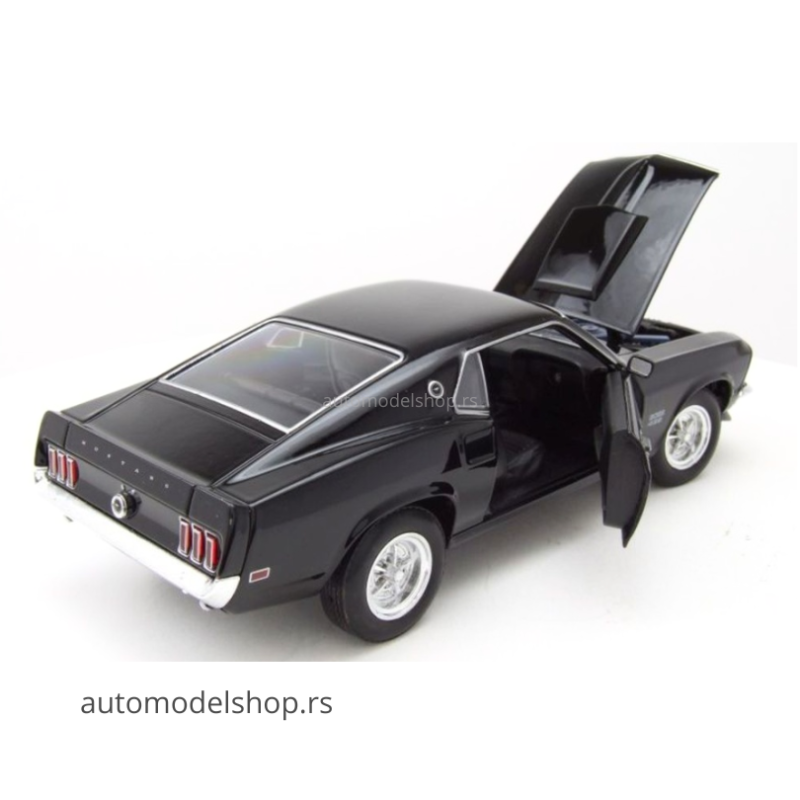 Ford Mustang Boss 429 - Black - 1970-Auto model shop - Automodel shop
