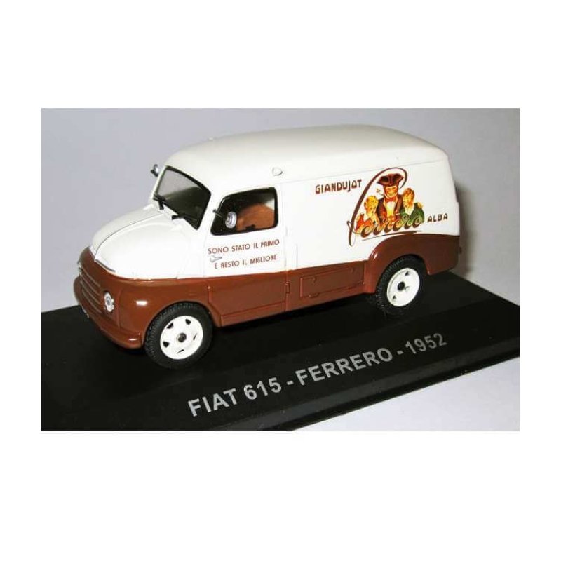 Fiat 615 ferrero, brown/creme 1952-Auto model shop - Automodel shop