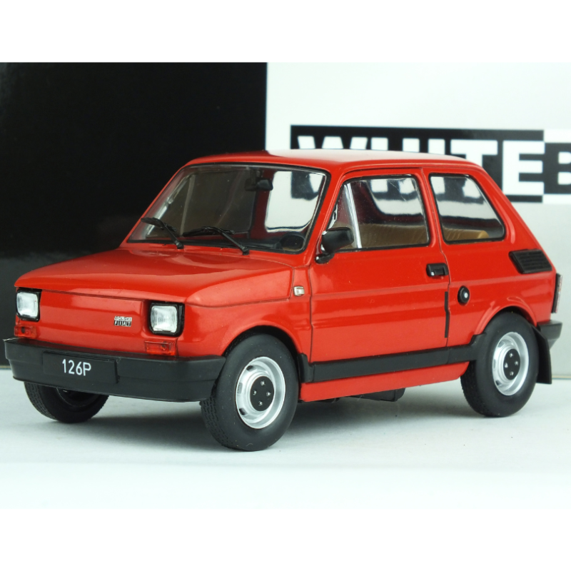 Fiat 126p Red 1985-Auto model shop - Automodel shop