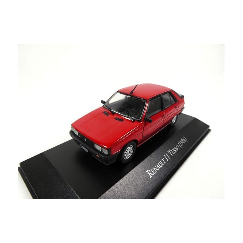 Renault 11 turbo 1986, red-Auto model shop - Automodel shop