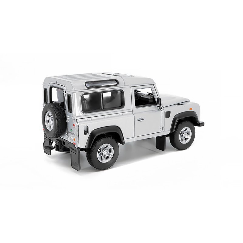 Land Rover Defender Silver -Auto model shop - Automodel shop
