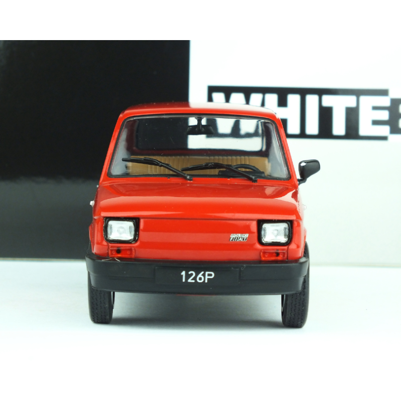 Fiat 126p Red 1985-Auto model shop - Automodel shop